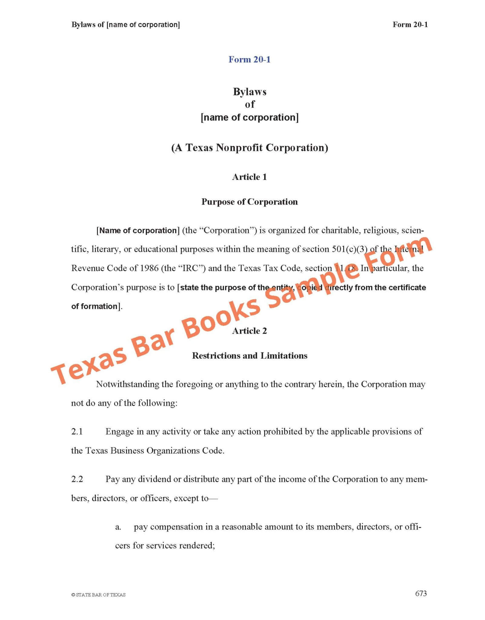 Texas Business Organizations Manual, 2024 Edition | Texas Bar Practice